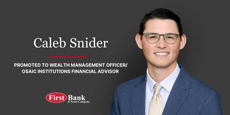 Caleb Snider Promoted to Wealth Management Officer and OSAIC ...
